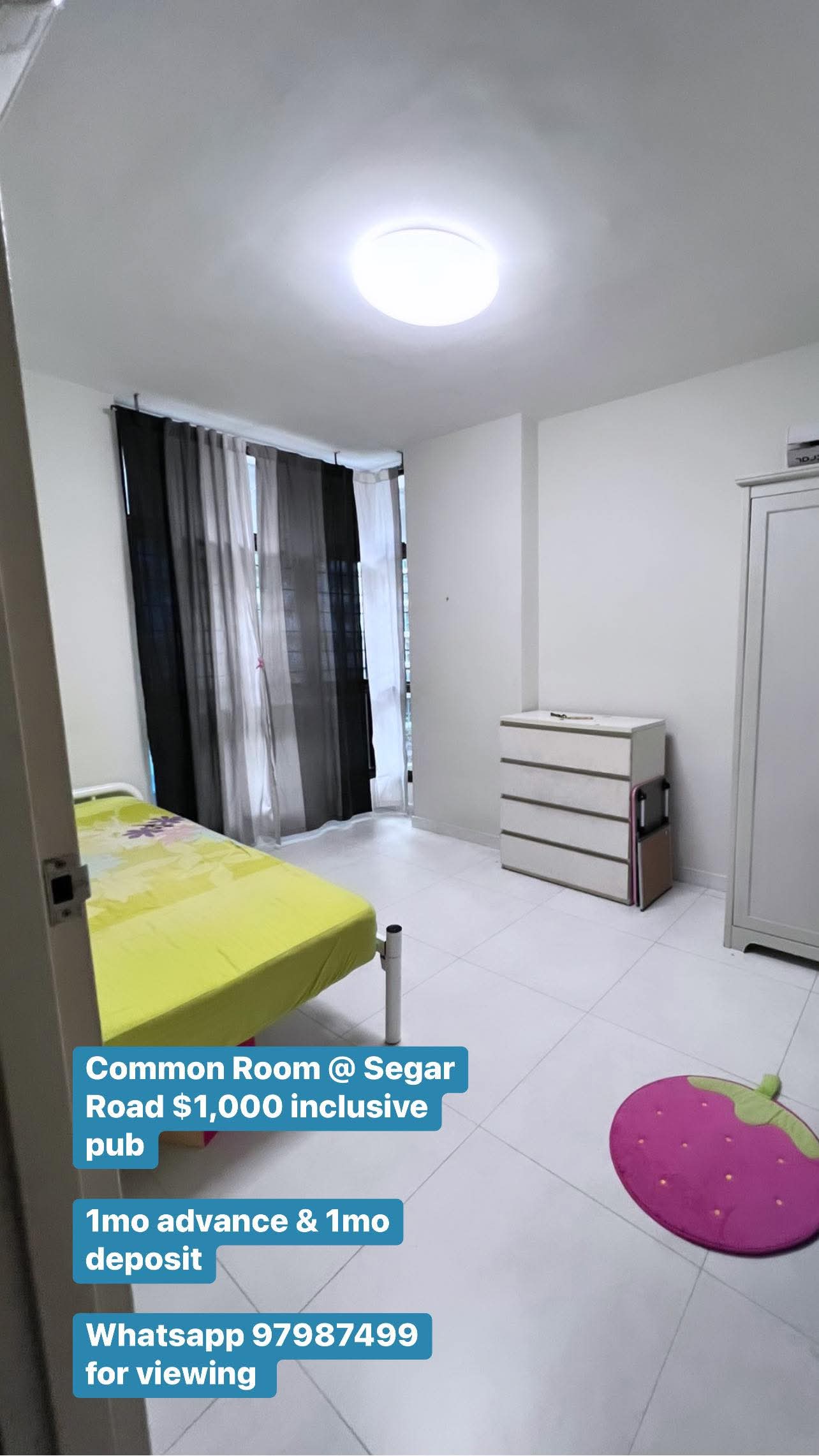 Common room at Segar road